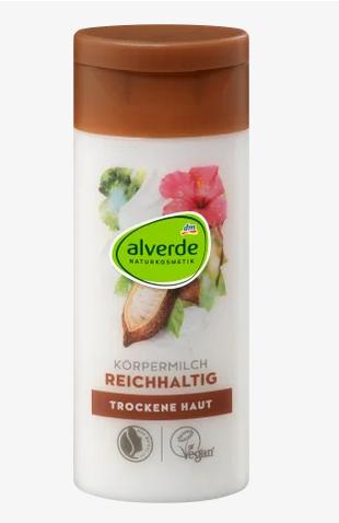 Alverde Testápoló Tej Bio Kakaóvajjal És Bio Hibiszkusszal